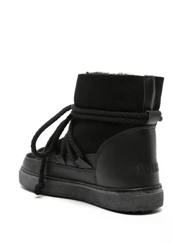 Inuikii Shearling-lining Suede Ankle Boots