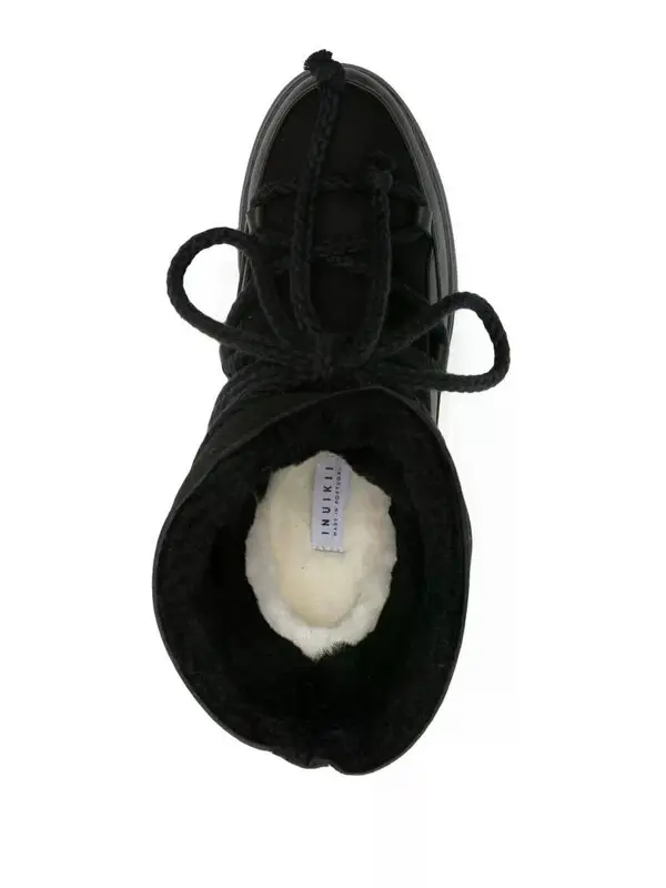 Inuikii Shearling-lining Suede Ankle Boots