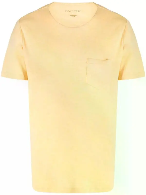 PRIVATE STOCK LABS The Hector Crew-neck T-shirt - Orange