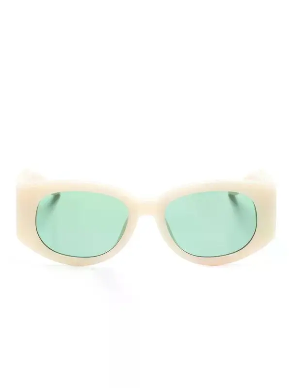 Casablanca Memphis Rectangle-frame Sunglasses - Neutrals