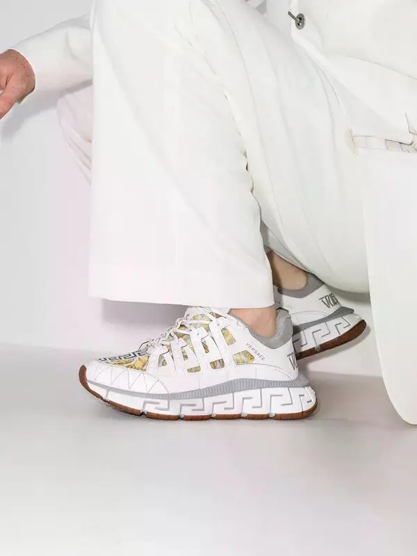 Versace Odissea Leather Sneakers