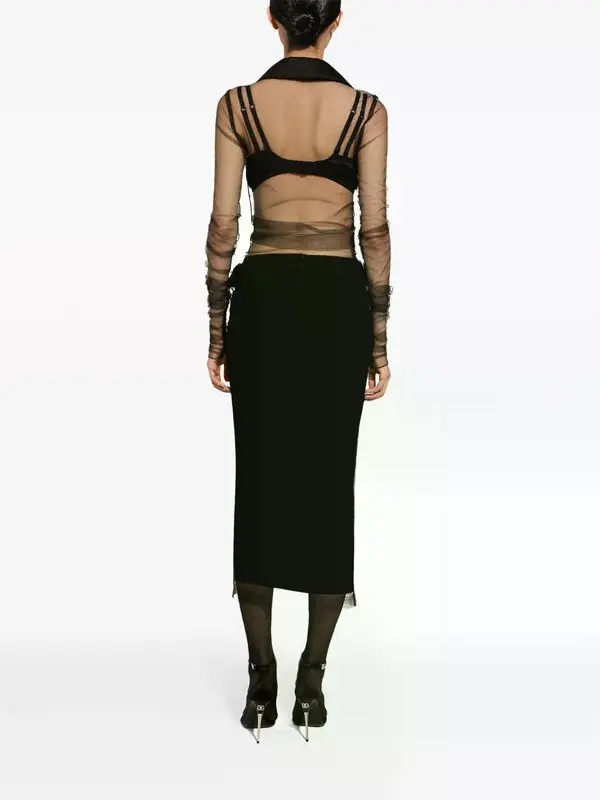 Dolce & Gabbana Tulle Panel Blazer