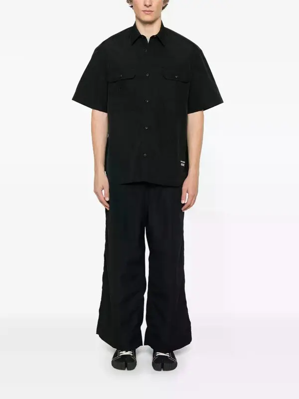 Comme Des Garçons Logo-embroidered Shirt