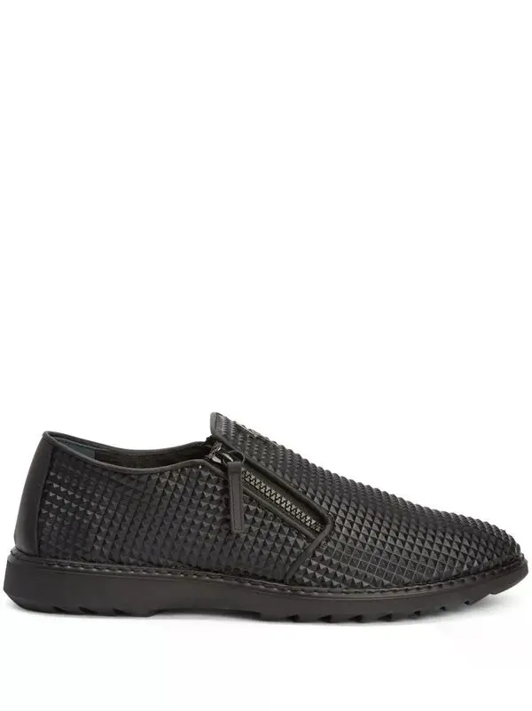GIUSEPPE ZANOTTI Cooper Flat Leather Loafers