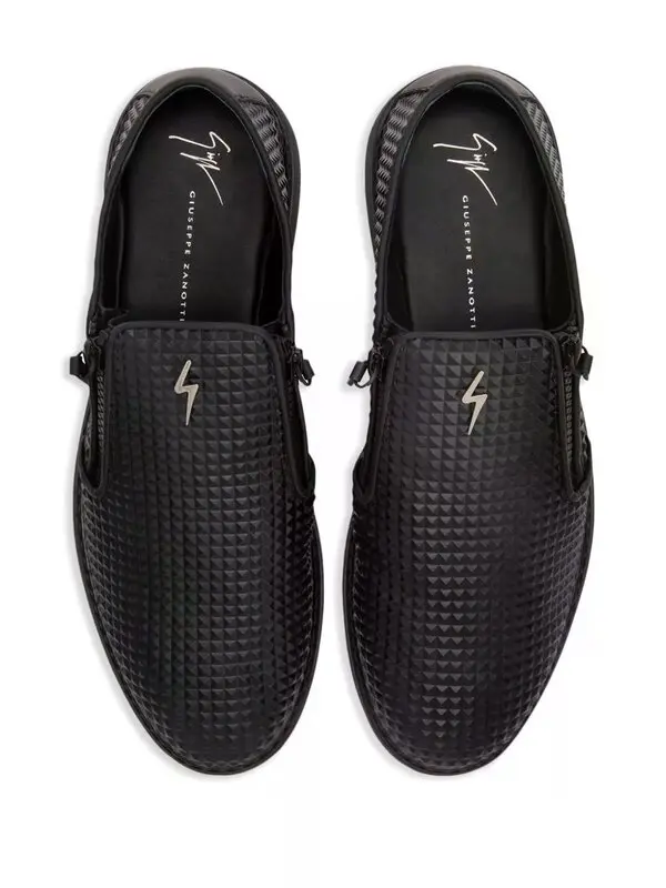 GIUSEPPE ZANOTTI Cooper Flat Leather Loafers