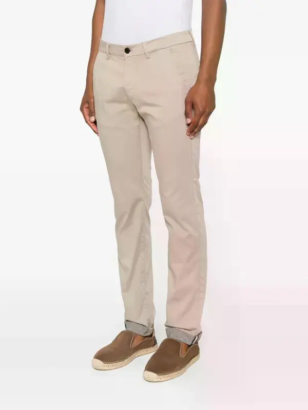 MASON'S Turn Up-cuff Chinos - Neutrals