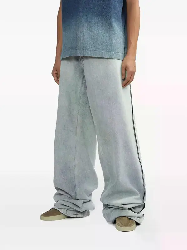 MAISON MARGIELA Contrasting Border Straight-leg Trousers