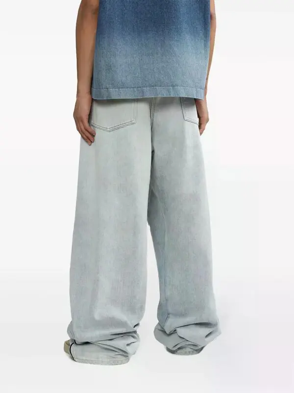 MAISON MARGIELA Contrasting Border Straight-leg Trousers