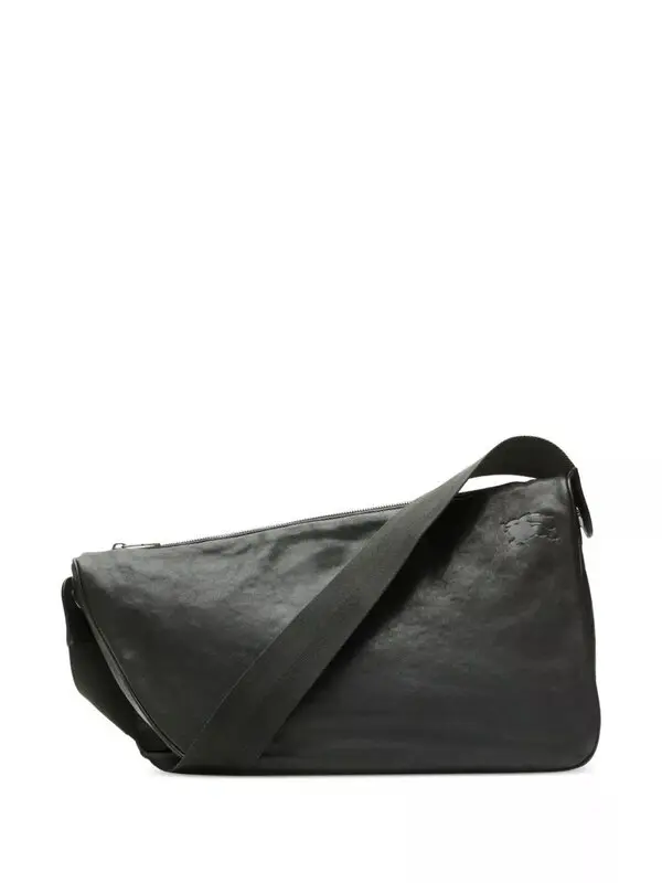 Burberry Leather Messenger Bag - Green
