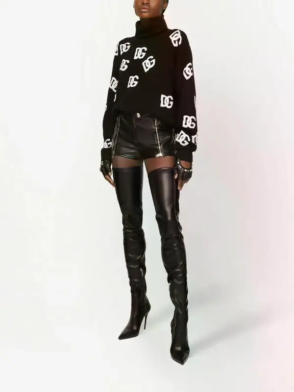 Dolce & Gabbana Dg Logo Virgin Wool Sweater