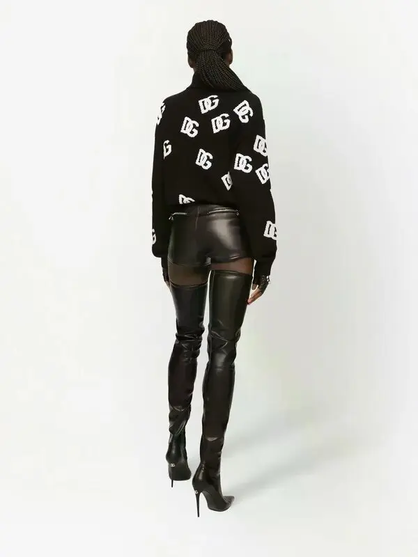Dolce & Gabbana Dg Logo Virgin Wool Sweater