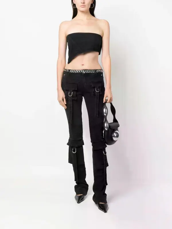 CANNARI CONCEPT Asymmetric Strapless Top