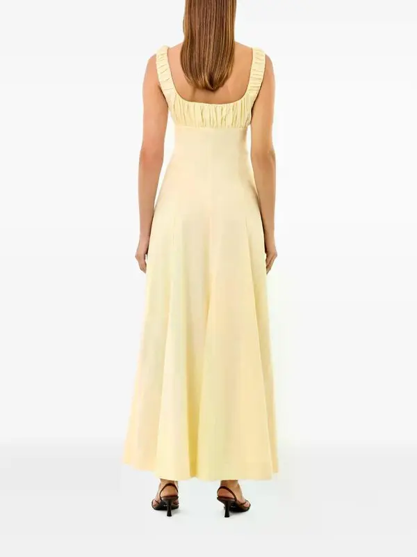 NICHOLAS Dina Midi Dress - Yellow