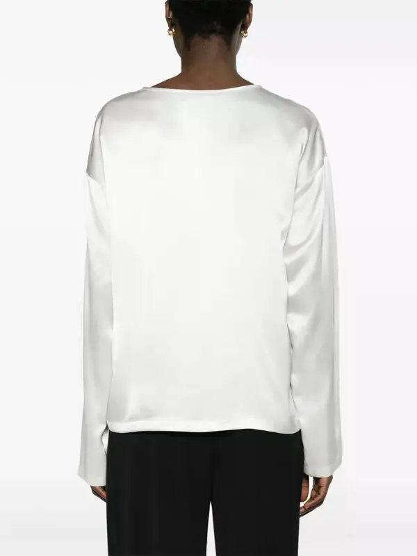 Fabiana Filippi Silk Satin Blouse