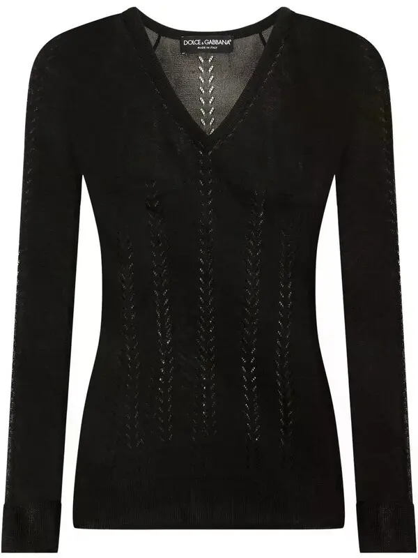 Dolce & Gabbana Openwork Sweater