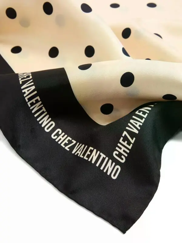 Valentino Garavani Chez Silk Scarf - Neutrals