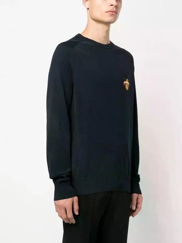 BILLIONAIRE Round-neck Cotton Jumper