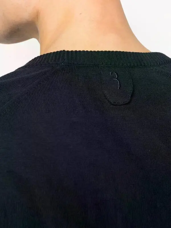 BILLIONAIRE Round-neck Cotton Jumper