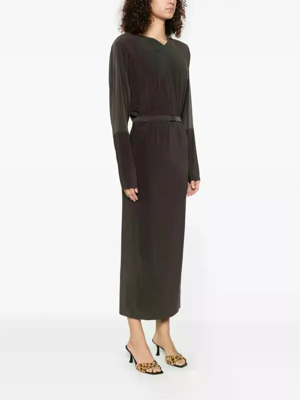 Norma Kamali Dolman Side-slit Gown