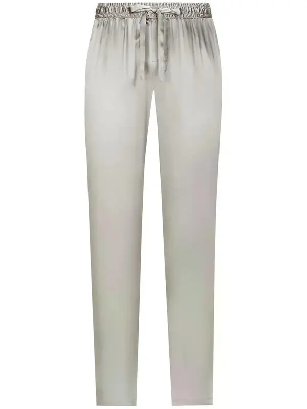 Dolce & Gabbana Drawstring Silk Trousers
