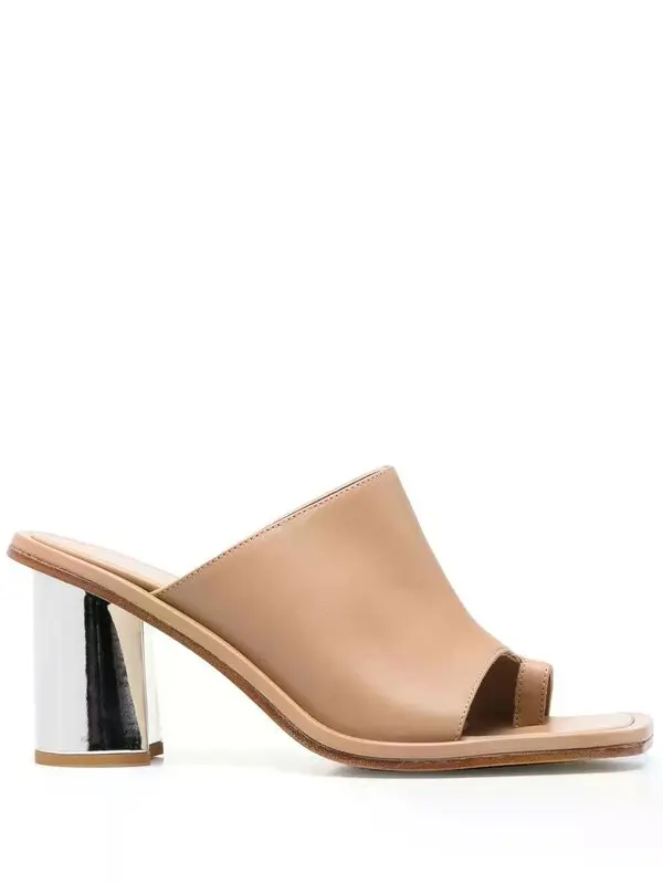 SCAROSSO Gwen Leather Mules