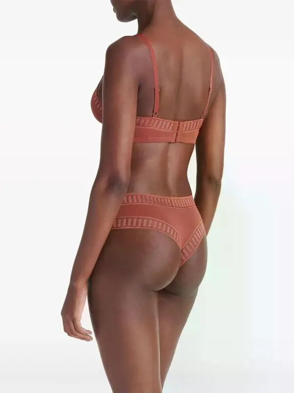 ERES Madeleine Graphic Triangle Bra - Brown