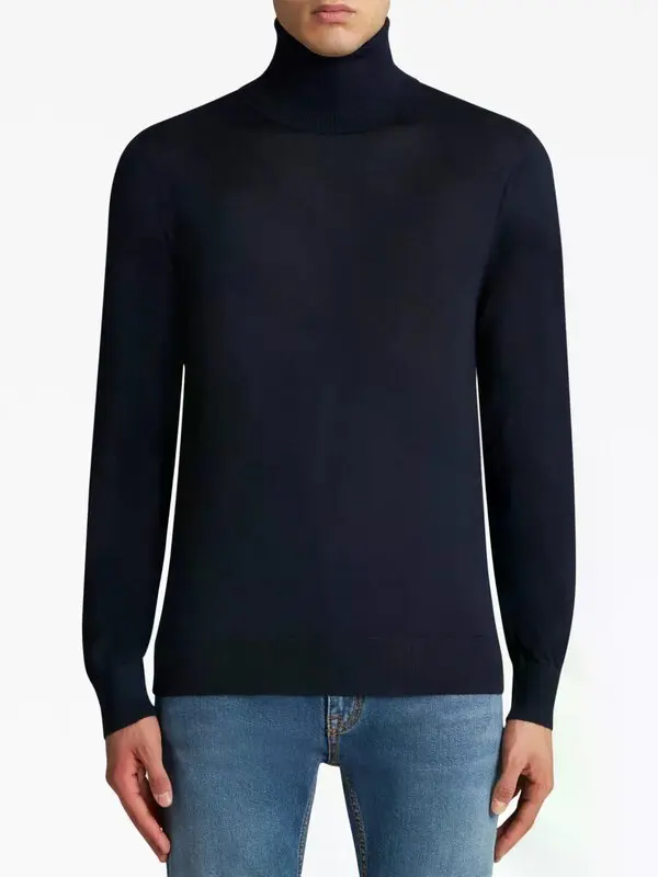 Etro Pegaso-embroidered High-neck Jumper