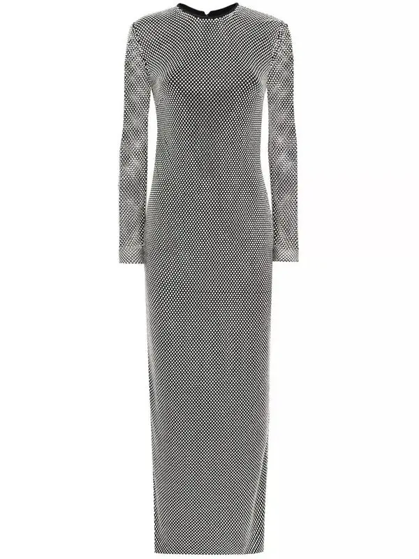 Dolce & Gabbana Crystal-embellished Dress - Silver