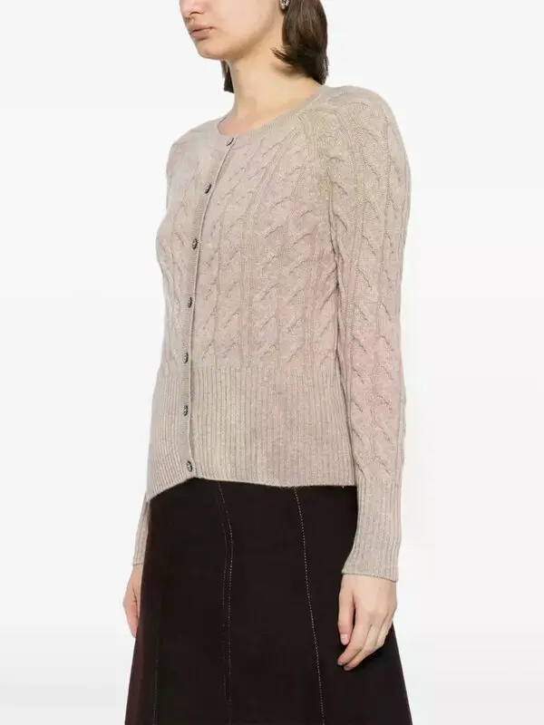 N.peal Myla Cable Cardigan