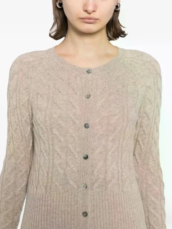 N.peal Myla Cable Cardigan