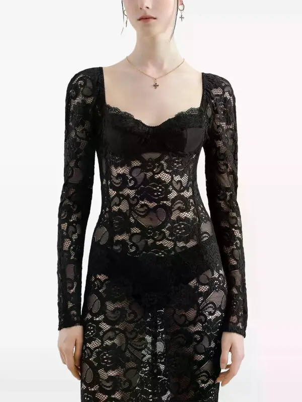 Dolce & Gabbana Laced Maxi Dress