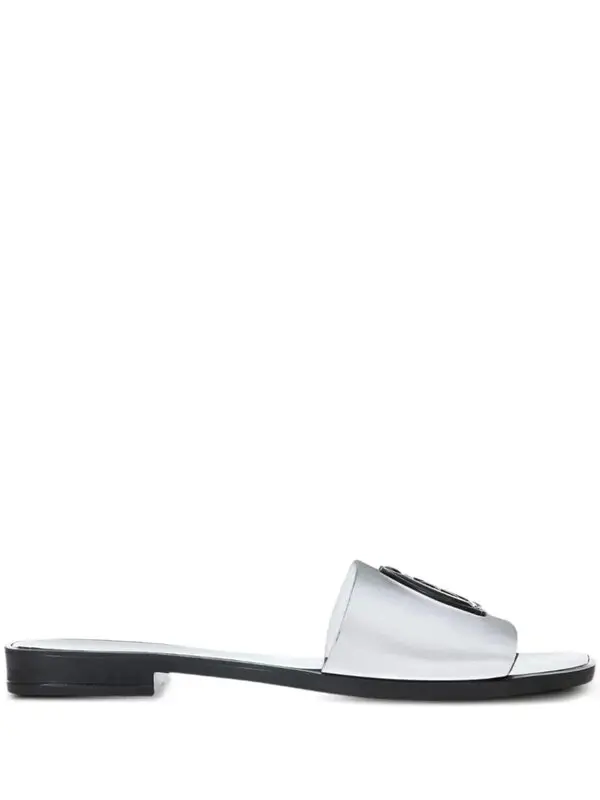 Just Cavalli Leather Slides