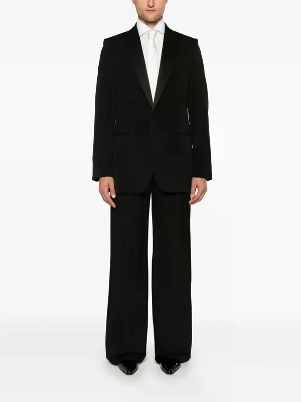 Saint Laurent Grain De Poudre Tuxedo Blazer