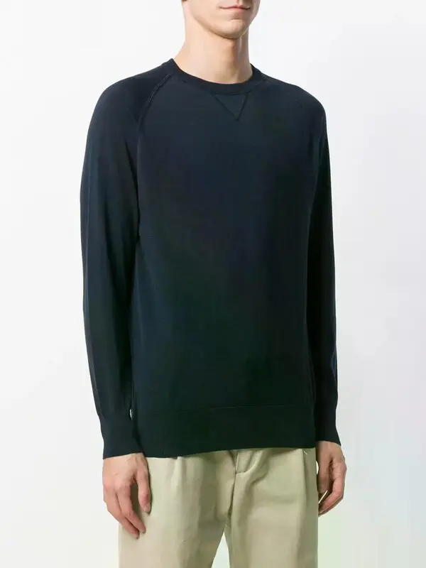 Aspesi Cotton Raglan Sweatshirt - Blue