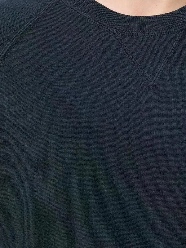 Aspesi Cotton Raglan Sweatshirt - Blue