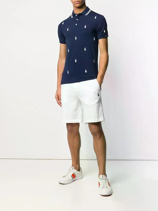 Polo Ralph Lauren Logo Track Shorts - White