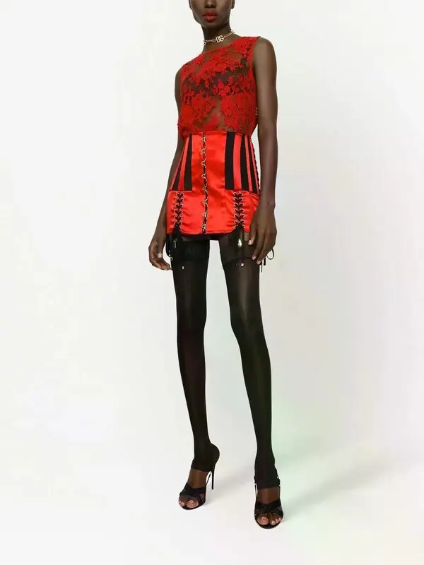 Dolce & Gabbana Chantilly-lace Sleeveless Top