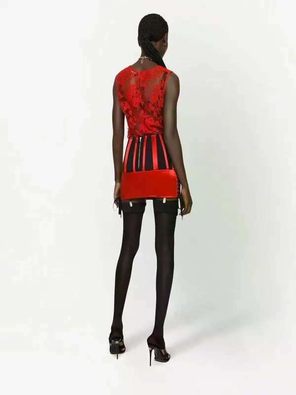 Dolce & Gabbana Chantilly-lace Sleeveless Top