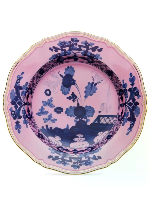 GINORI 1735 Oriente Italiano Porcelain Charger Plate - Pink