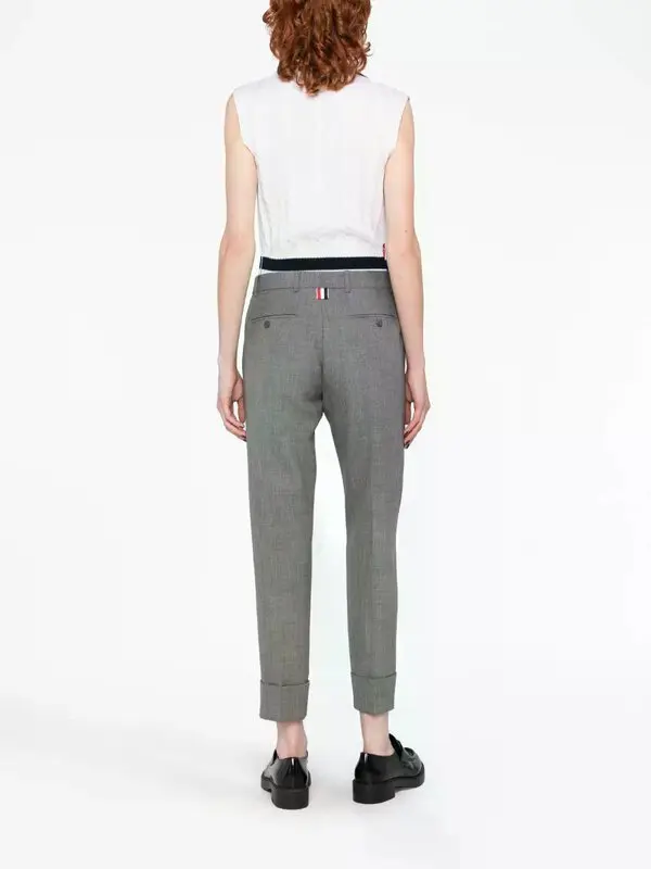 Thom Browne Cropped Tailored Trousers