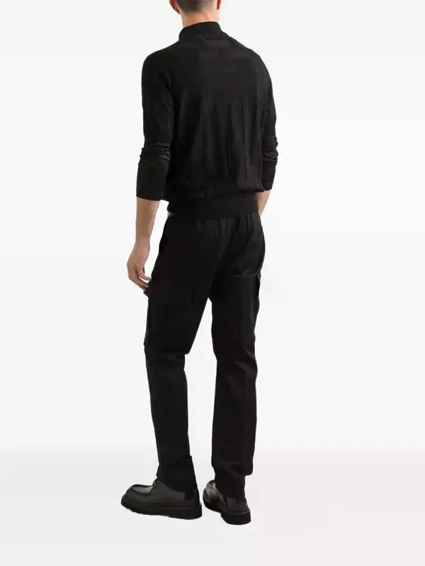 Dolce & Gabbana Serafino Button-neck T-shirt