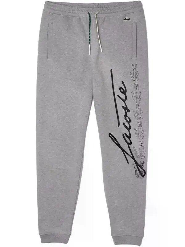 Lacoste Printed Heather Track Pants - Grey