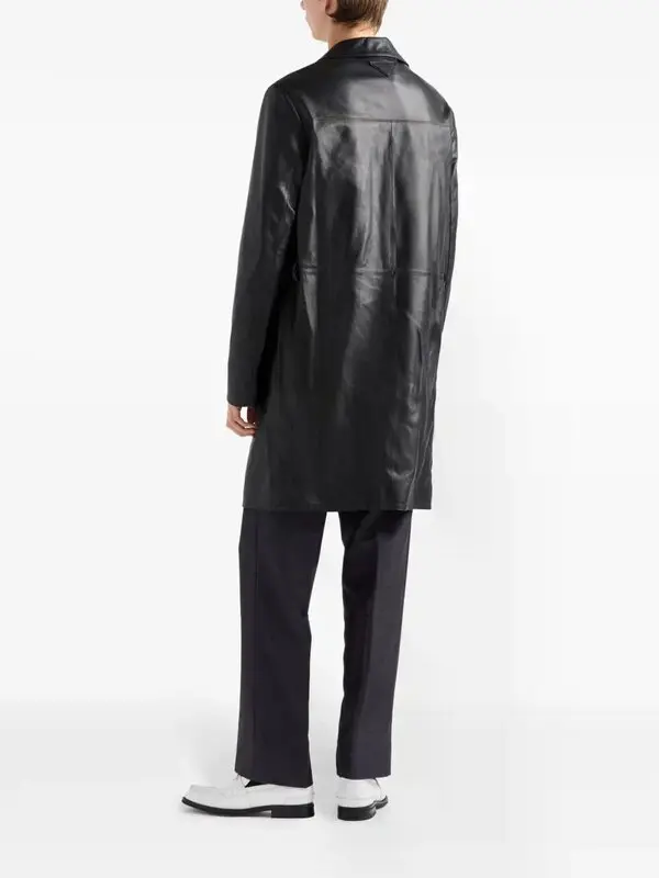 Prada Nappa Leather Coat