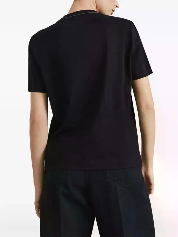 Brunello Cucinelli Monili-trim Cotton T-shirt