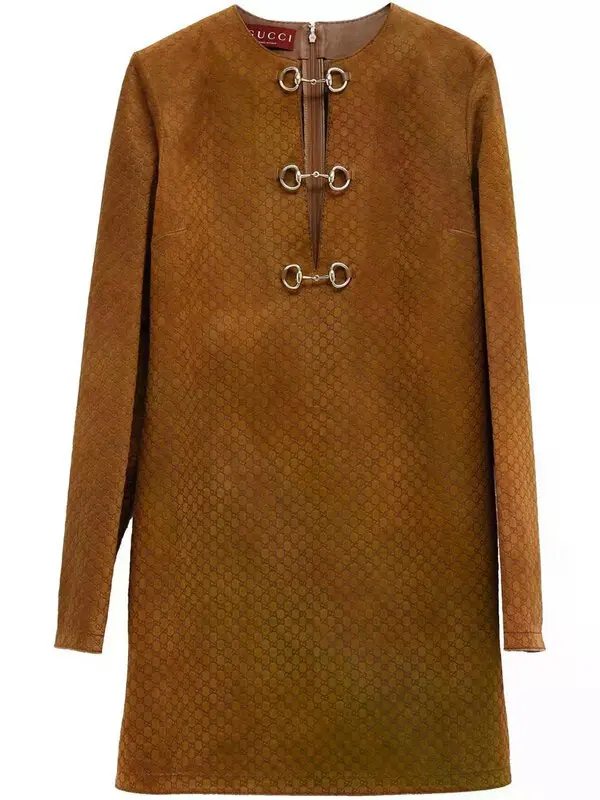 Gucci Suede Mini Dress