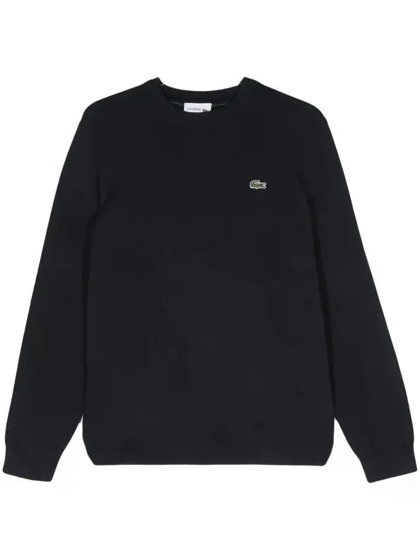 Lacoste Logo-patch Fine-ribbed Jumper
