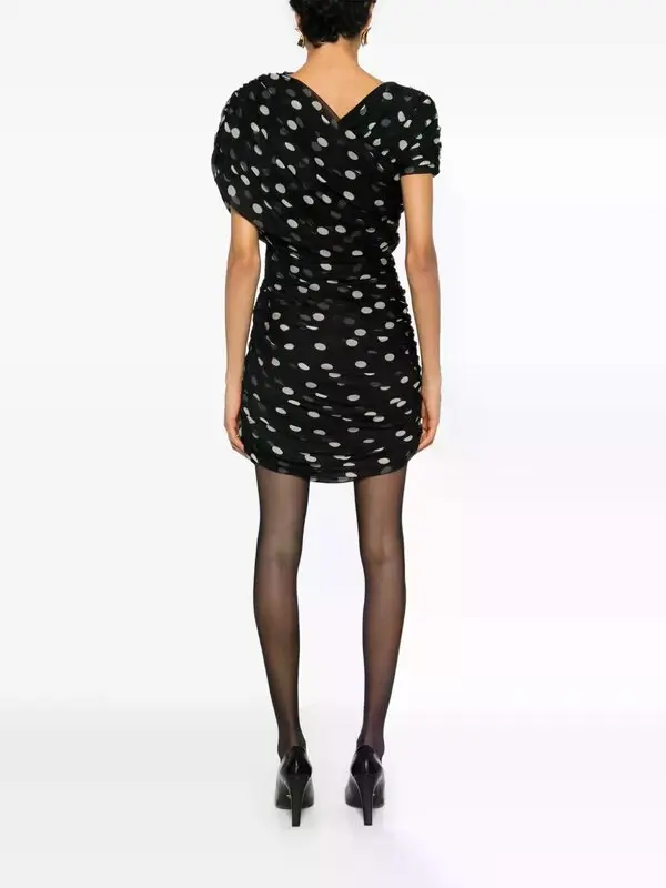Saint Laurent Polka-dot Mini Dress
