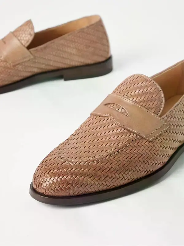 Brunello Cucinelli Leather Loafers