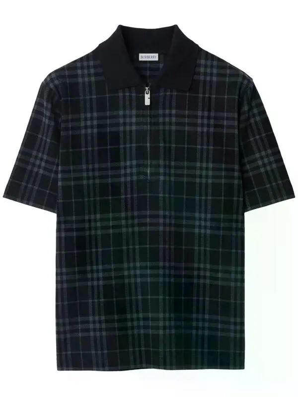 Burberry Checked Polo Shirt