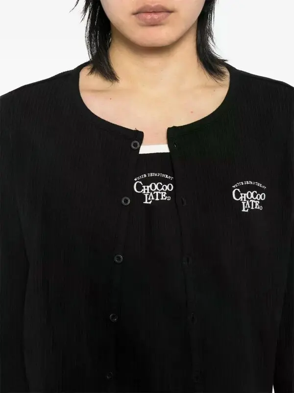 CHOCOOLATE Logo-embroidered Top